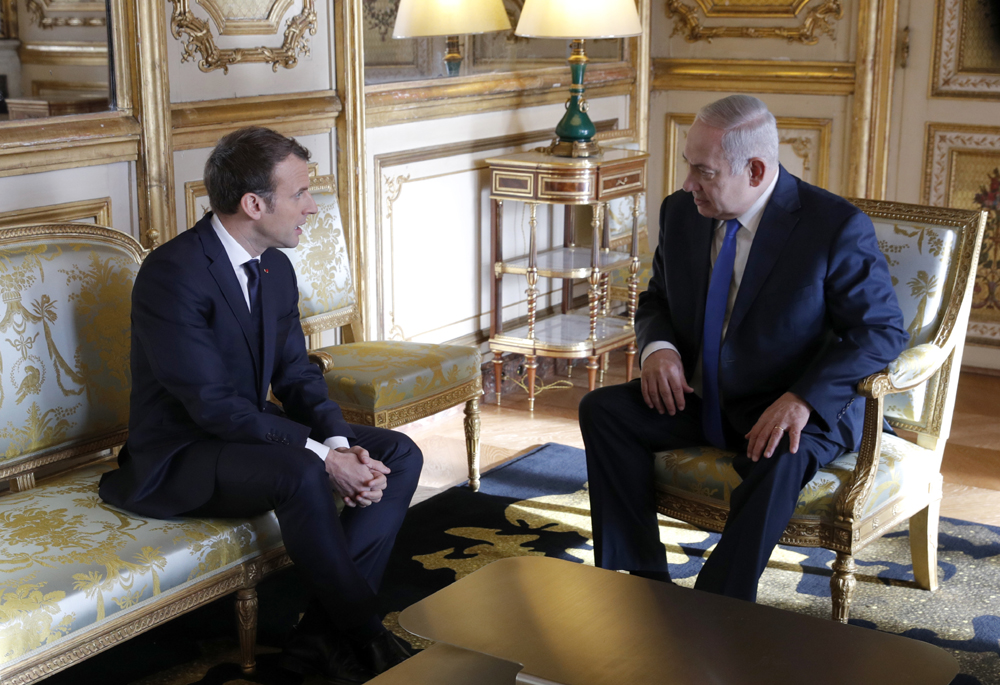France's Macron tells Netanyahu "to give chance" to peace - China Plus