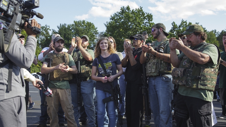 Open Carry walk in Kent, Ohio - China Plus