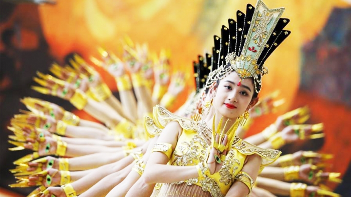 Artists perform Thousand-hands Bodhisattva dance at UN headquarters in ...