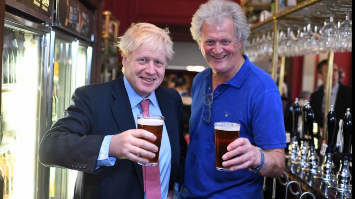 Boris Johnson campaign for UK PM job stops in London pub - China Plus