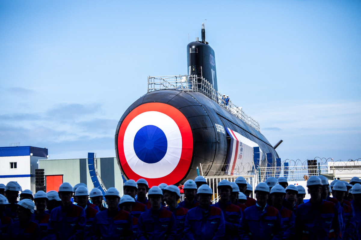 President Macron inaugurates France's latest nuclear submarine - China Plus