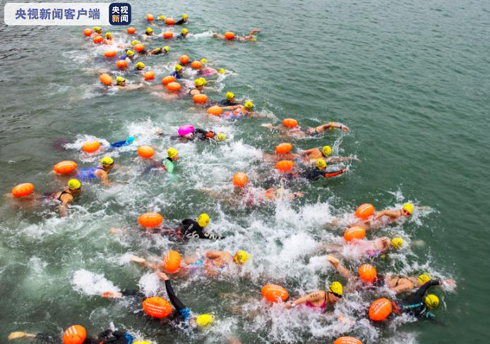 Chongqing, mille appassionati di nuoto invernale attraversano il fiume ...