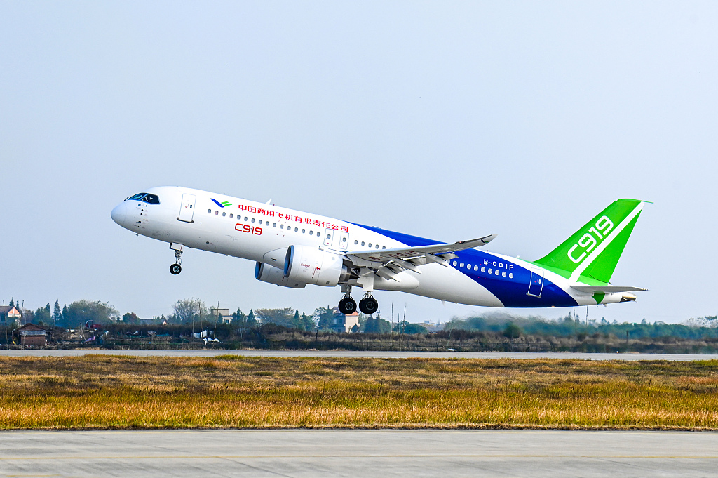 Chinas C919-Flugzeug erhält Produktionszulassung
